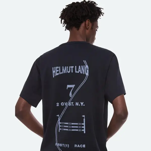 Helmut Lang Ticket Tee - Navy