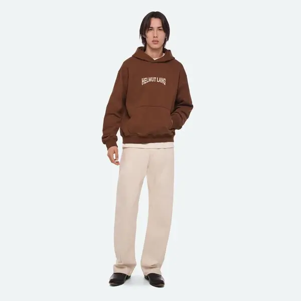 Helmut Lang Ticket Hoodie - Bourbon