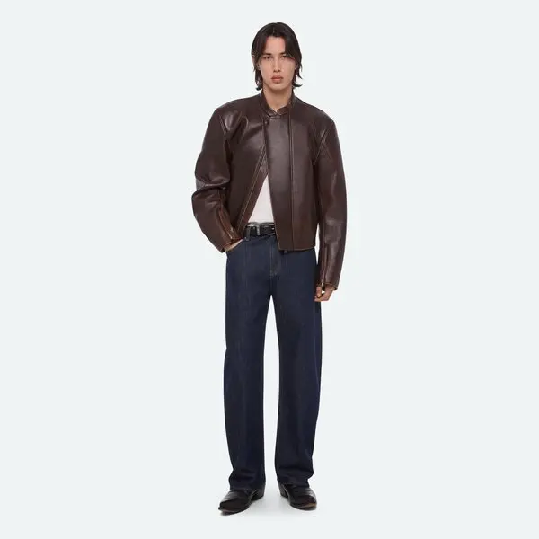Helmut Lang Leather Moto Jacket