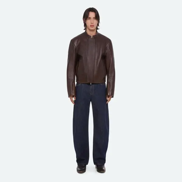 Helmut Lang Leather Moto Jacket