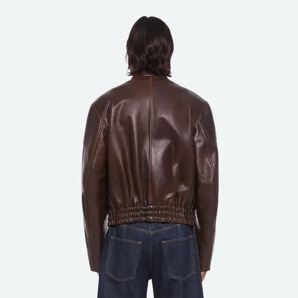 Helmut Lang Leather Moto Jacket