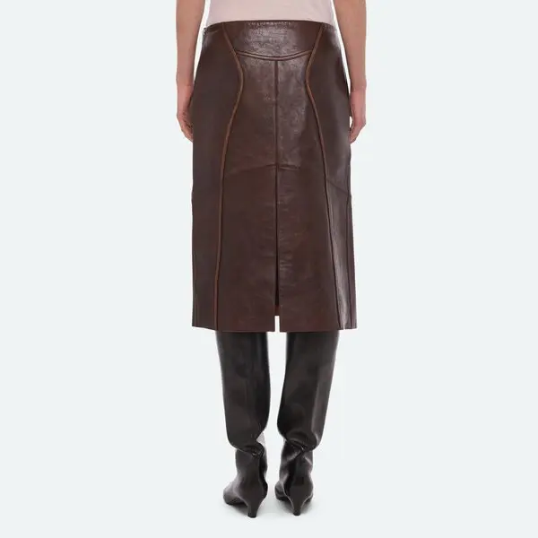 Helmut Lang Leather Skirt