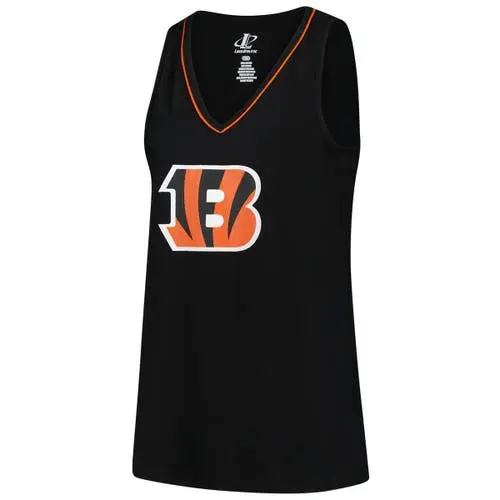 LOGO ATHLETIC Cincinnati Bengals V-neck Tank Top