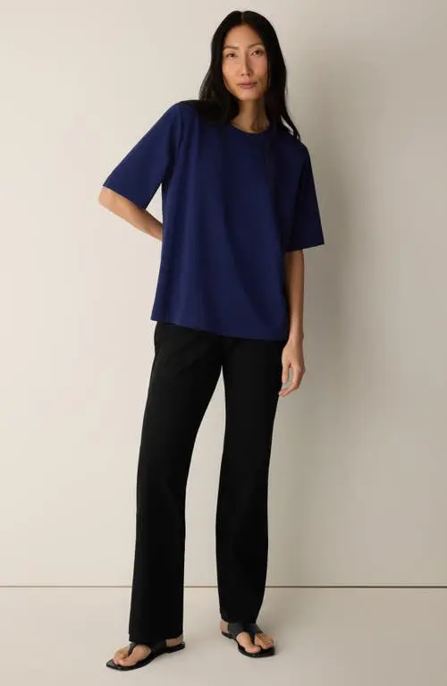 Eileen Fisher Crewneck Relaxed T-shirt - Infty