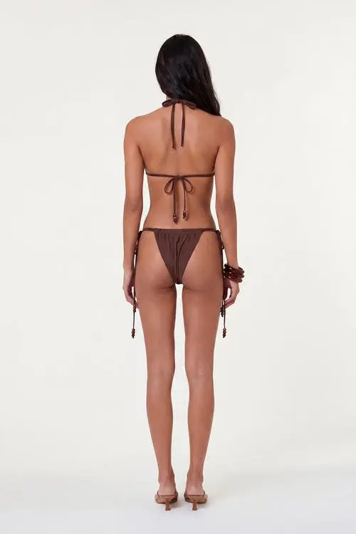 NICHOLAS Shelli Bikini Top With Beads