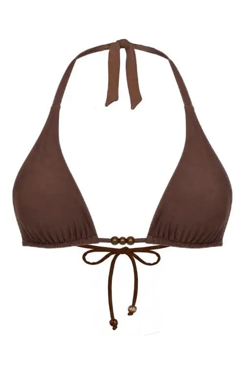 NICHOLAS Shelli Bikini Top With Beads