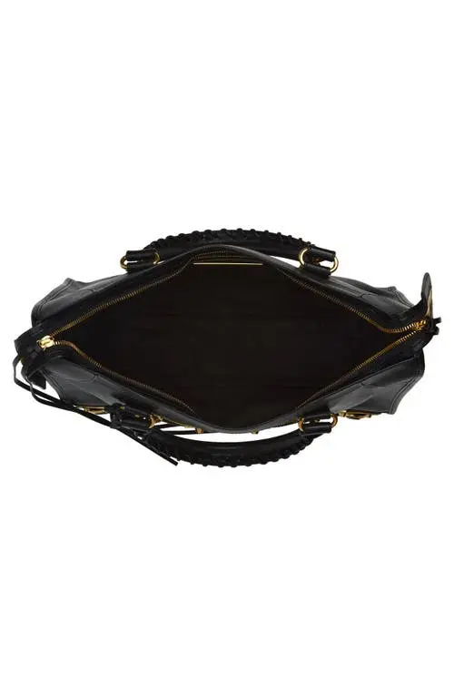Balenciaga Medium Le City Uptown Top Handle Bag - 1000 Black