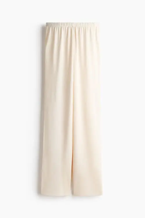 H&m Jersey Pull-on Pants - Cream