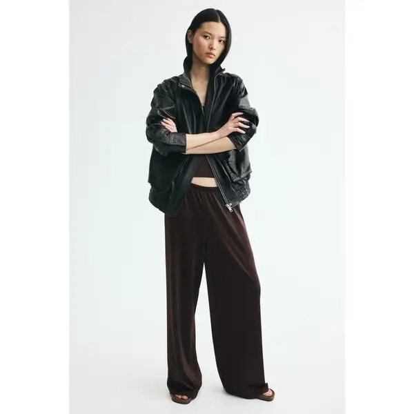 H&m Jersey Pull-on Pants - Dark Brown