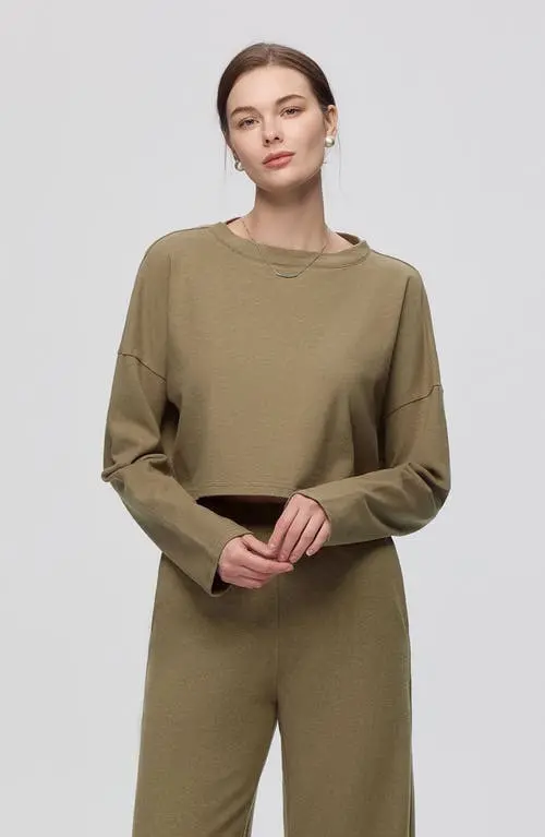 JUANA Aera Boxy Cropped Sweater