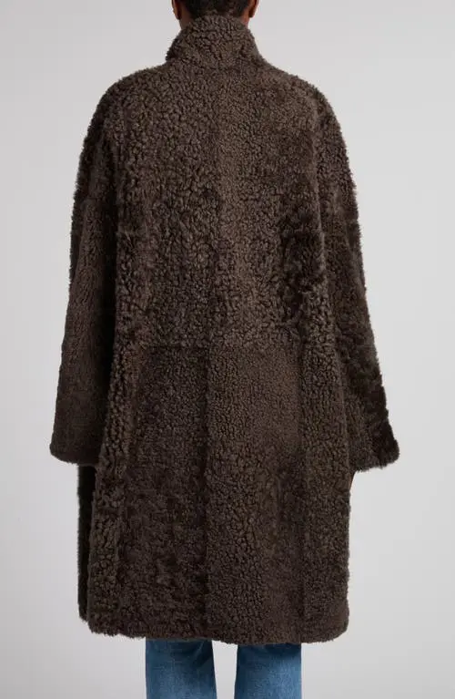 TOM FORD Genuine Shearling Cocoon Coat