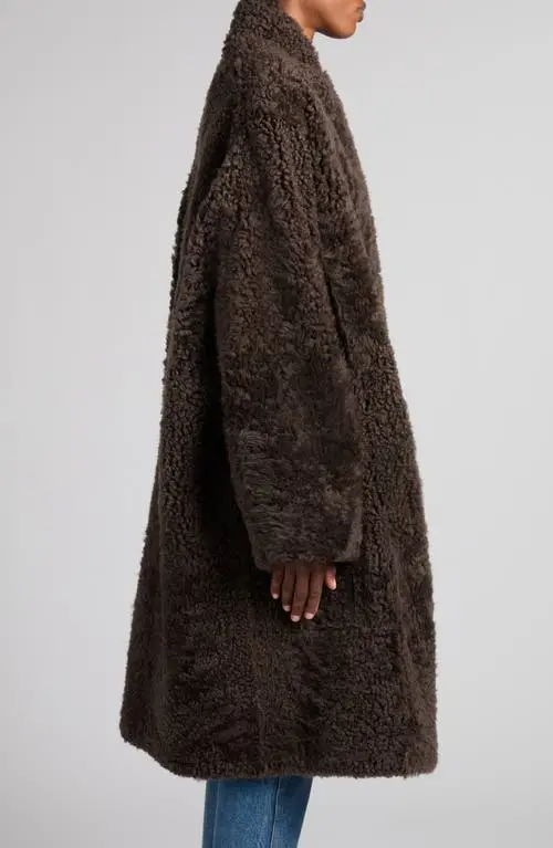 TOM FORD Genuine Shearling Cocoon Coat