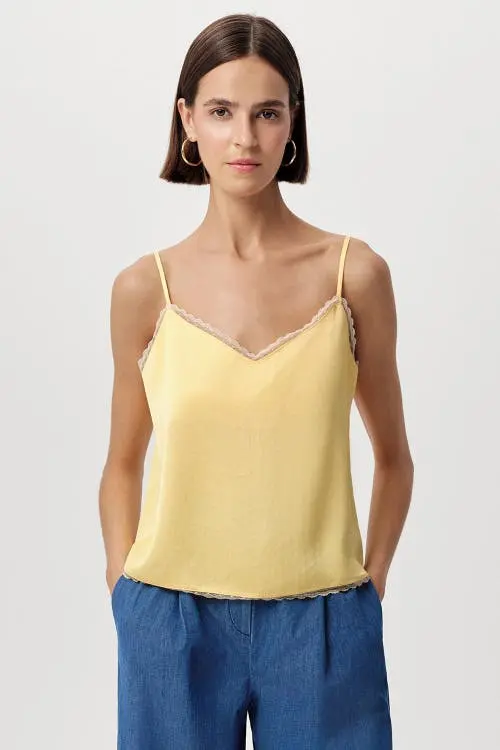 EXQUISE Tammy Spaghetti Straps Blouse