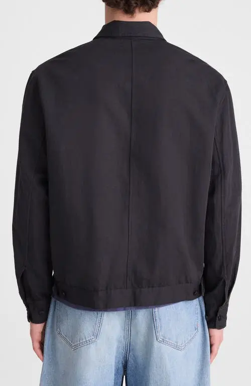 Madewell Zip Front Organic Cotton & Linen Jacket