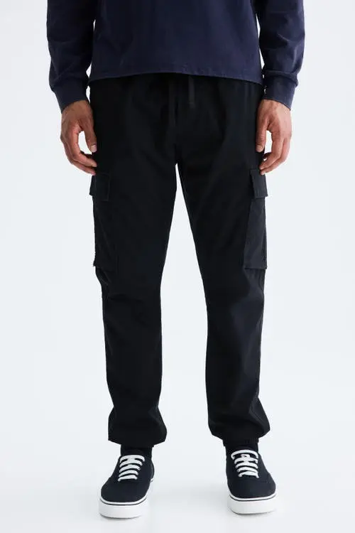 H&m Slim-fit Cargo Pants - Black
