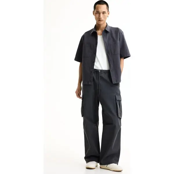 H&m Loose-fit Cargo Pants - Dark Gray