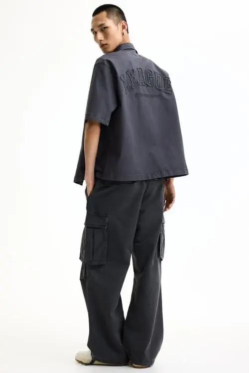 H&m Loose-fit Cargo Pants - Dark Gray