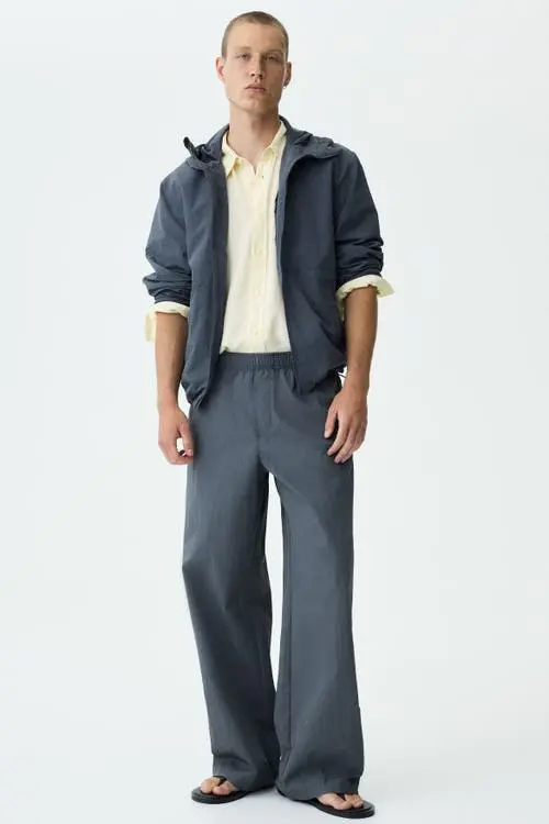 H&m Loose-fit Track Pants - Dark Gray