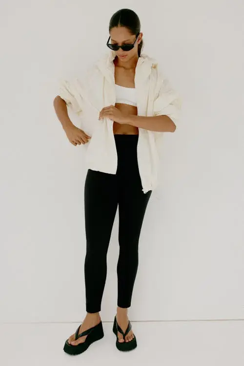 H&m Fitted Ankle-length Pants - Black