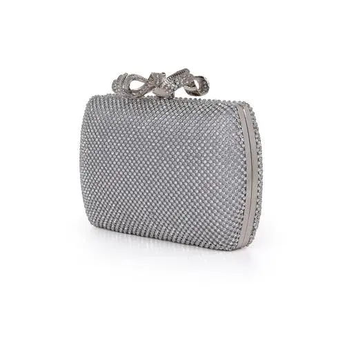 Badgley Mischka Cassia Crystal Minaudiere