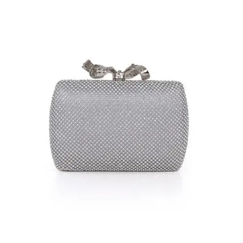 Badgley Mischka Cassia Crystal Minaudiere