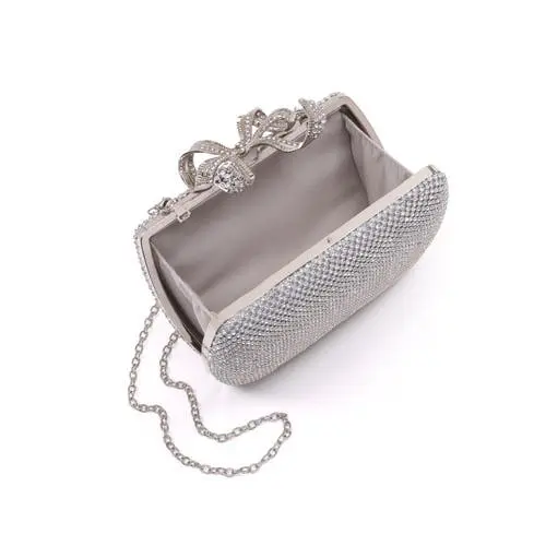 Badgley Mischka Cassia Crystal Minaudiere