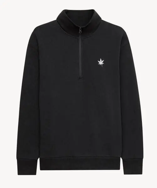 Boast Fleece Quarter Zip - Black