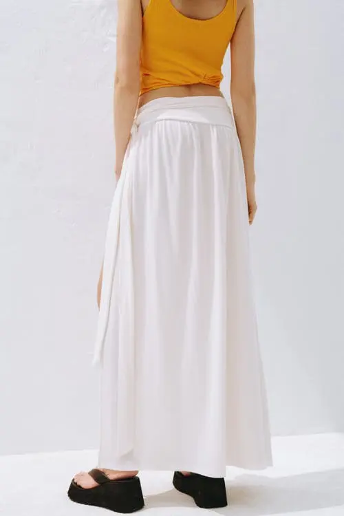 H&m Maxi Wrap Skirt
