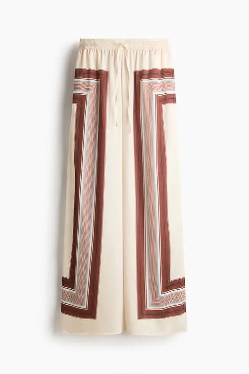 H&m Satin Drawstring Pants