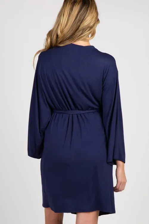 PINKBLUSH Delivery/nursing Maternity Robe