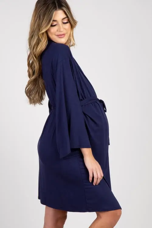 PINKBLUSH Delivery/nursing Maternity Robe
