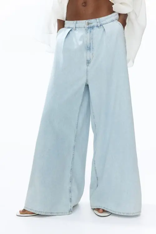 H&m Extra-wide Regular-waist Jeans