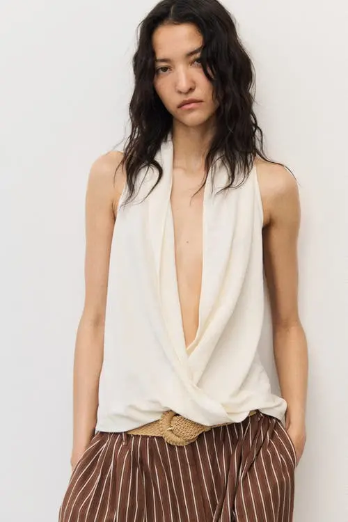 H&m Belted Balloon-leg Pants