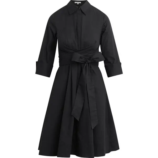 FAVORITE DAUGHTER The Parker Shirtdress - Black