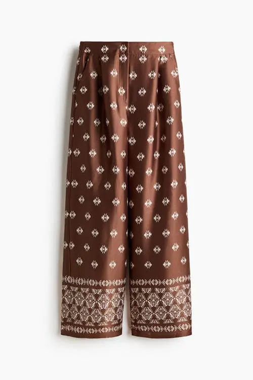 H&m Straight-leg Satin Pants