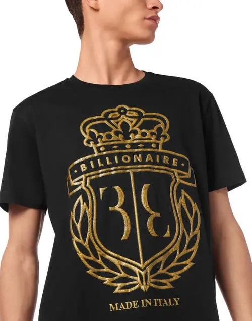 BILLIONAIRE T-shirt Round Neck Ss Crest