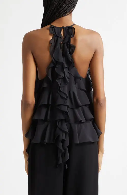 Cinq À Sept Iska Ruffle Sleeveless Top