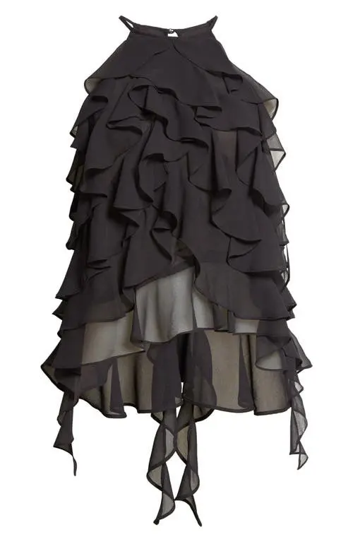 Cinq À Sept Iska Ruffle Sleeveless Top