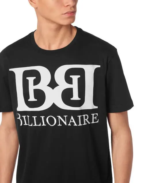 BILLIONAIRE T-shirt Round Neck Ss - Black