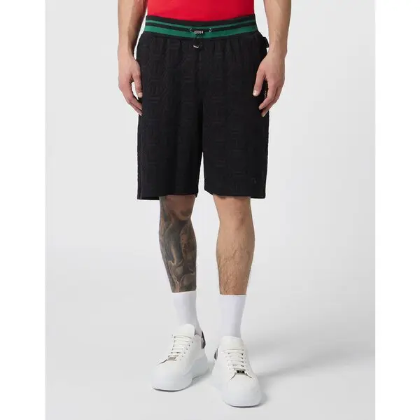 Philipp Plein Tracksuit Shorts Jacquard Monogram