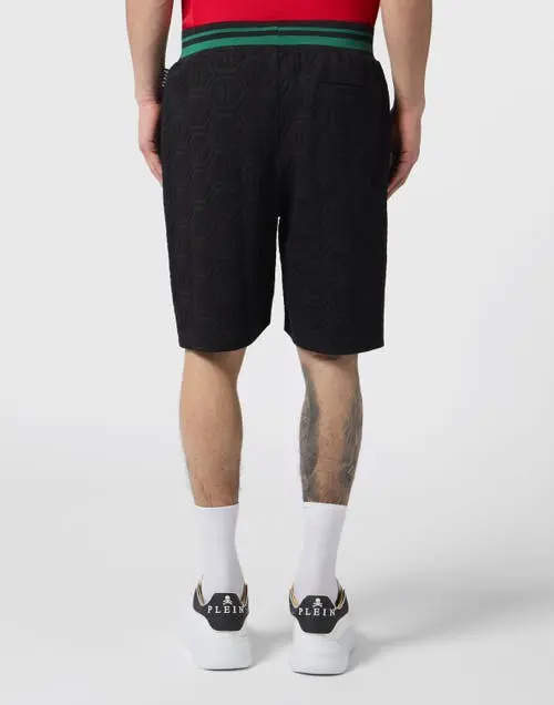 Philipp Plein Tracksuit Shorts Jacquard Monogram