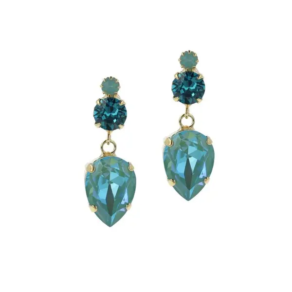 OTAZU Frog Earrings - Green