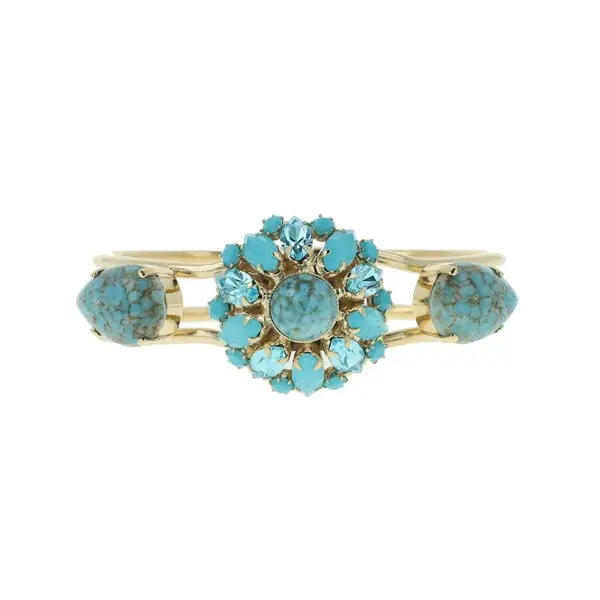 OTAZU Oceana Cuff Gold - Blue