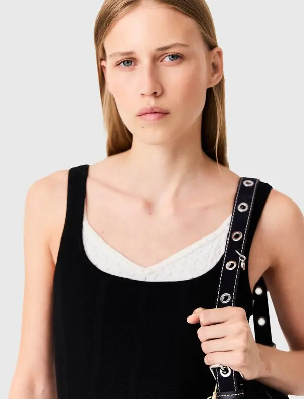 Maje Short 2-in-1 Effect Dress