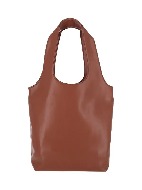 A.p.c. Ninon" Tote Bag With Logo Print - Brown