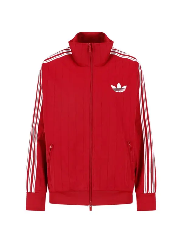 Adidas Pinstriped Sweatshirt "firebird