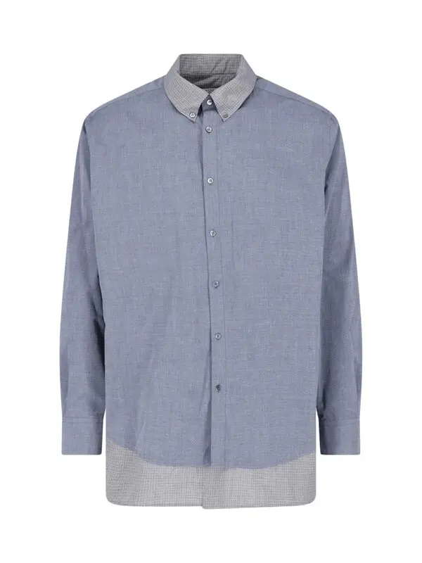 MAISON MARGIELA Layered Shirt - Blue