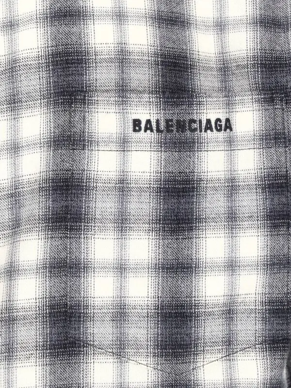 Balenciaga Cotton Flannel Shirt