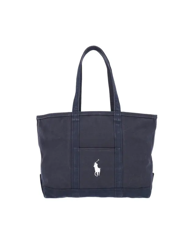 Polo Ralph Lauren Tote Bag "big Pony - Blue