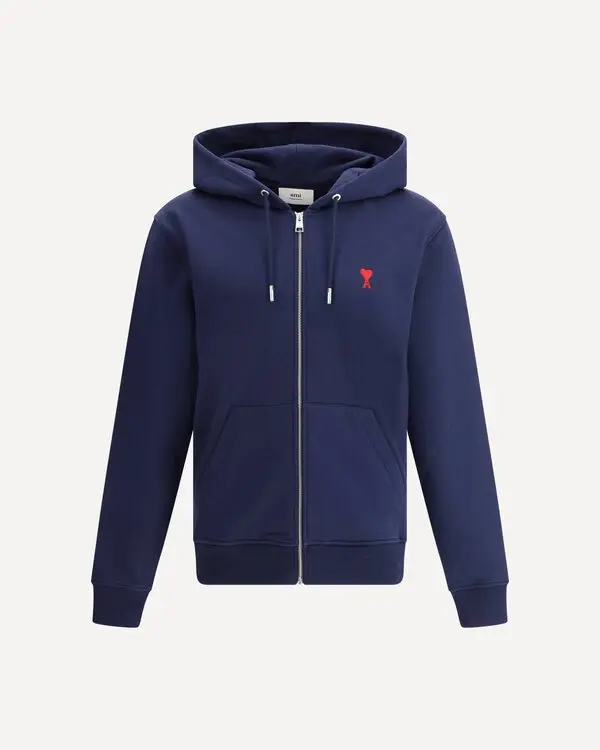 AMI Paris Logoed Hoodie